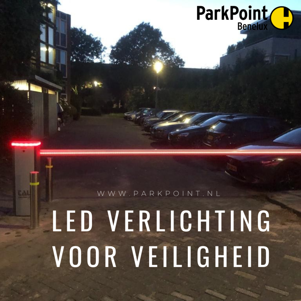 LED-strip TAU - slagboomarm - ParkPoint Benelux