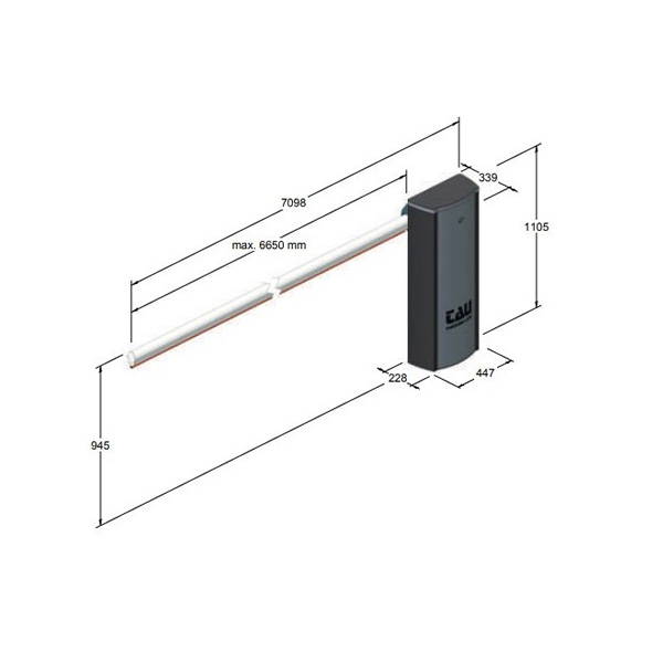 Slagboom TAU LUXE M - ParkPoint Benelux